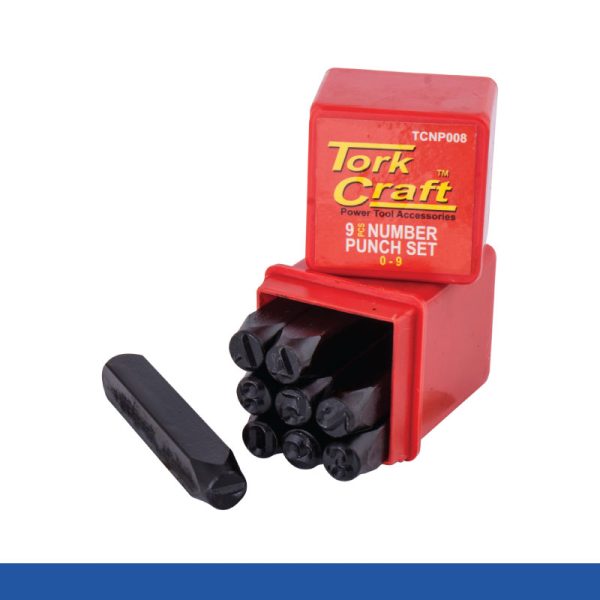 Torkcraft Number Punch Set 10mm | Nasa Tool and Safety